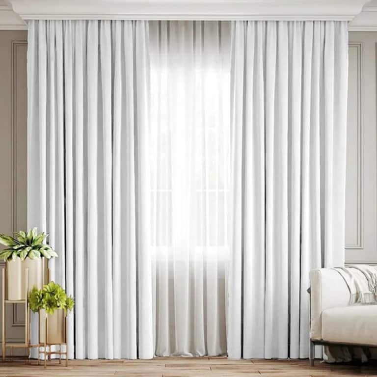 Rideau blanc occultant – Élégance et confort pour votre intérieur
