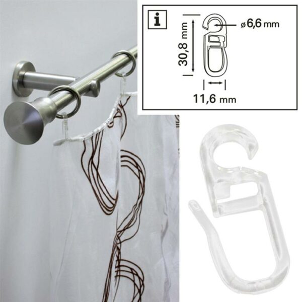 Crochet de tringle a rideaux • Le roi du Rideau